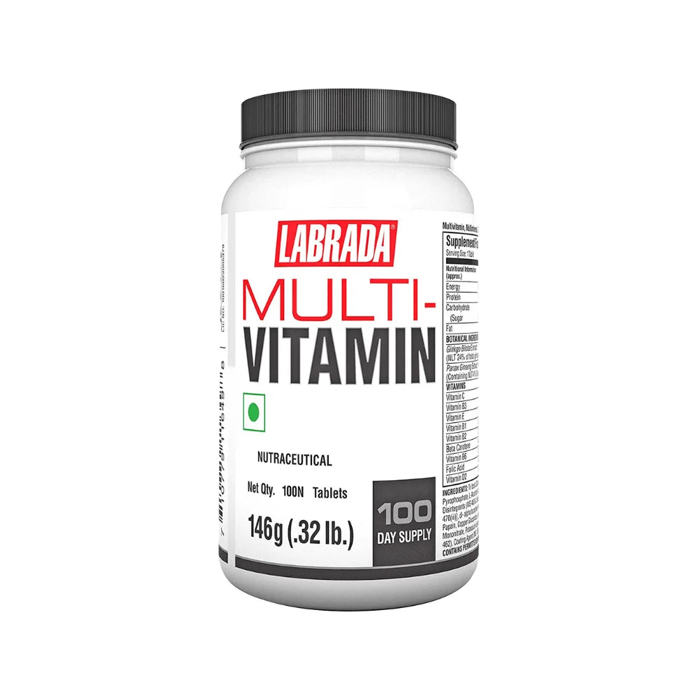 Labrada Multivitamin 100 Tablets | Order @ 43% OFF | Nutriride