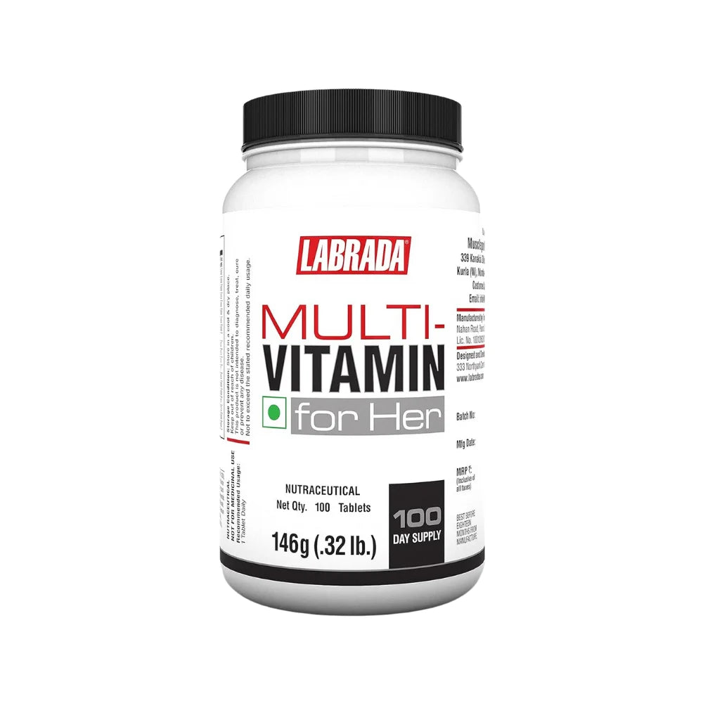 Labrada MultiVitamin For HER 100 Tablets – Nutriride